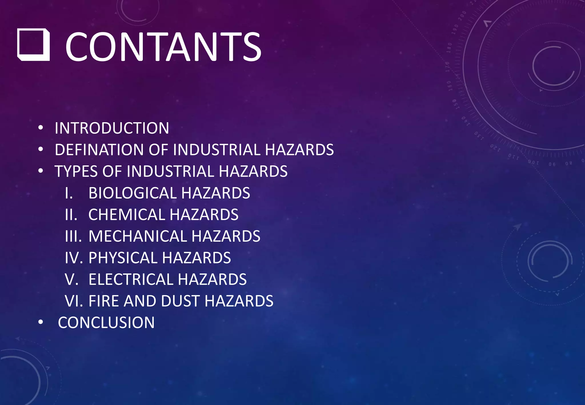 Industrial hazards | PPT