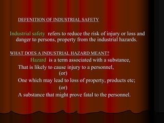 Industrial hazards | PPT