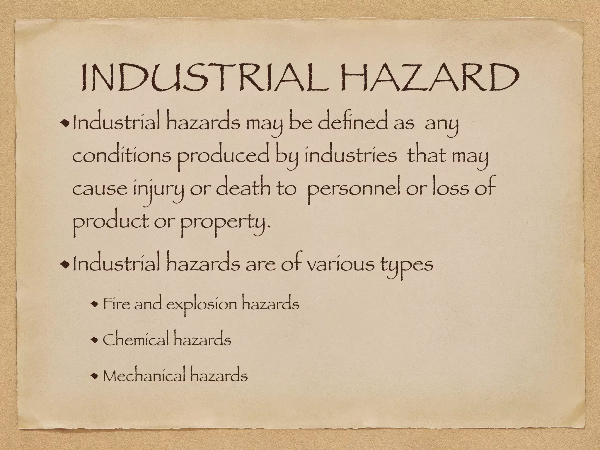 Industrial hazards and plant safety | PDF