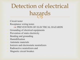 Industrial hazards 4rth yr | PPTX
