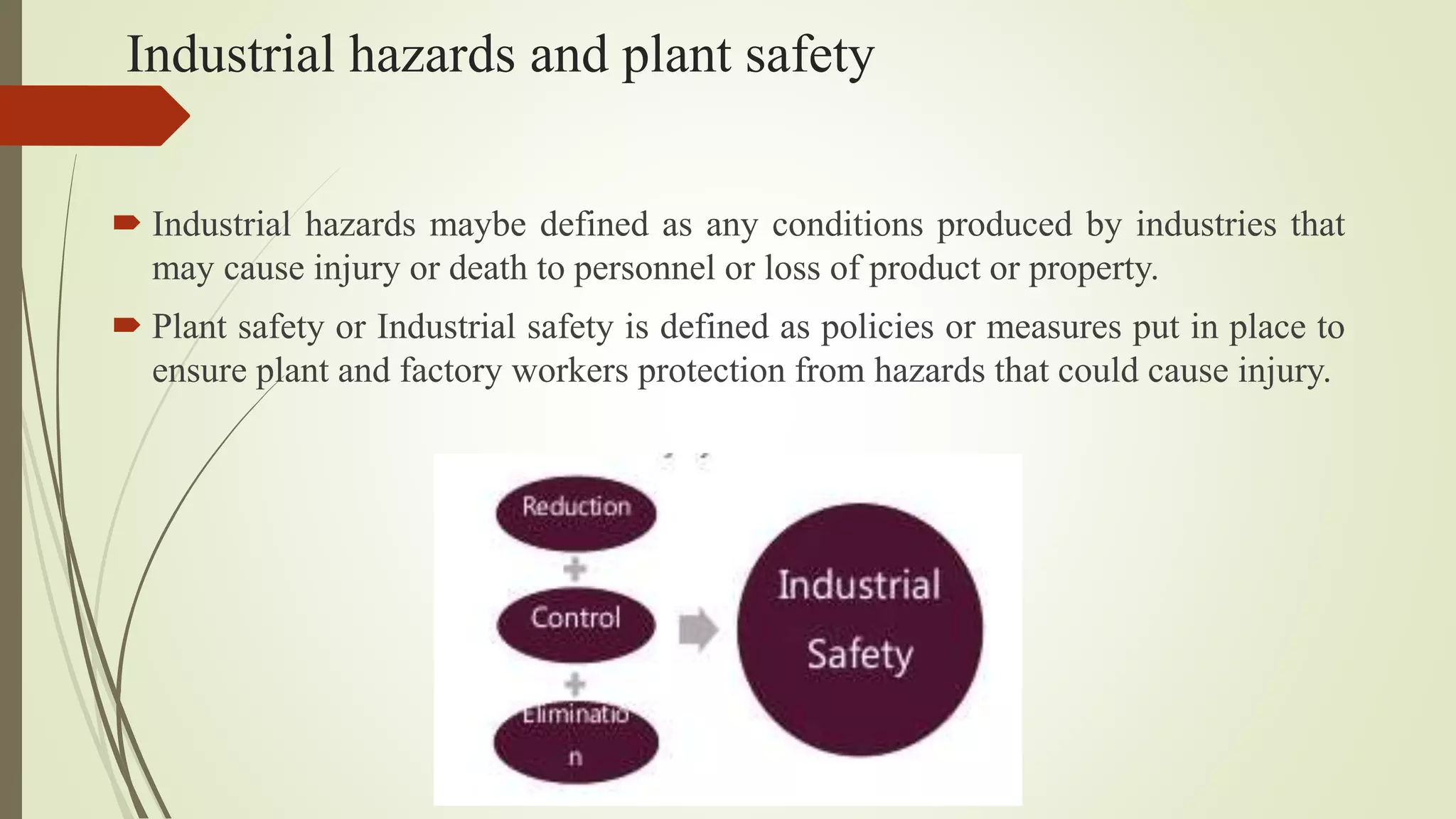 Industrial hazards and plant safety | PPTX