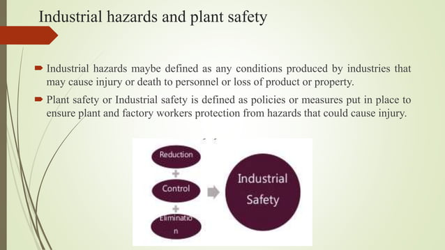 Industrial hazards and plant safety | PPT