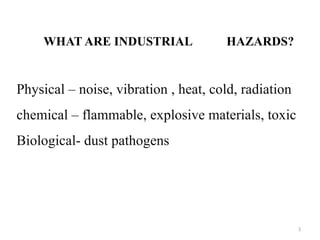 INDUSTRIAL HAZARDS AND SAFETY PRECUATIONS.pptx