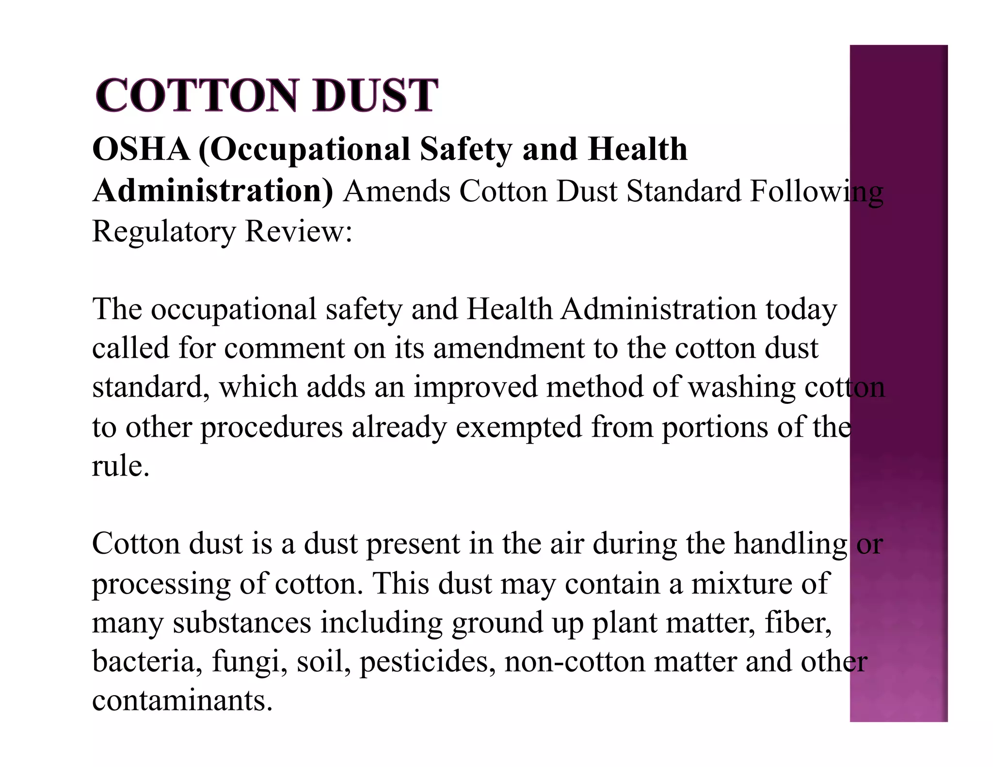 Industrial Hazards and Their Safety Measure in Textile Industry | PDF