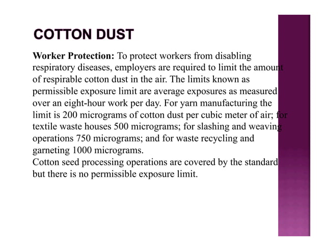 Industrial Hazards and Their Safety Measure in Textile Industry | PDF ...