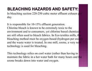 Industrial Hazards and Their Safety Measure in Textile Industry | PDF