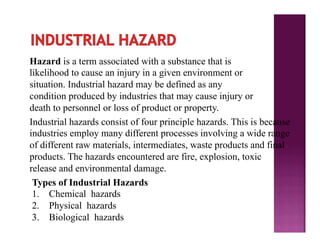 Industrial Hazards and Their Safety Measure in Textile Industry | PDF