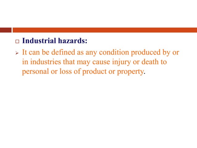 Industrial hazards mechanical (1) | PPTX | Injuries | Diseases and ...