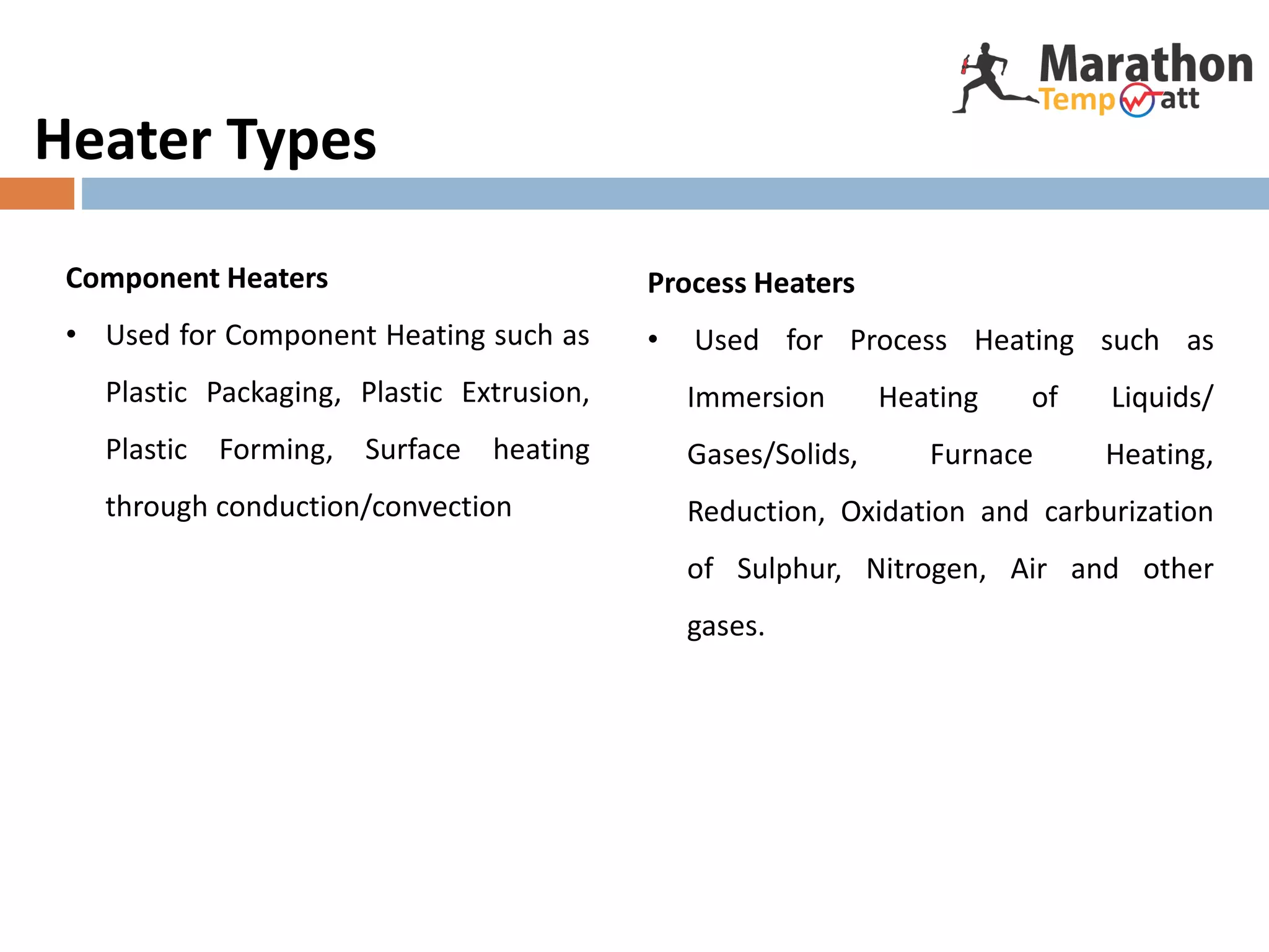 Process , Component and Industrial heaters | PPTX