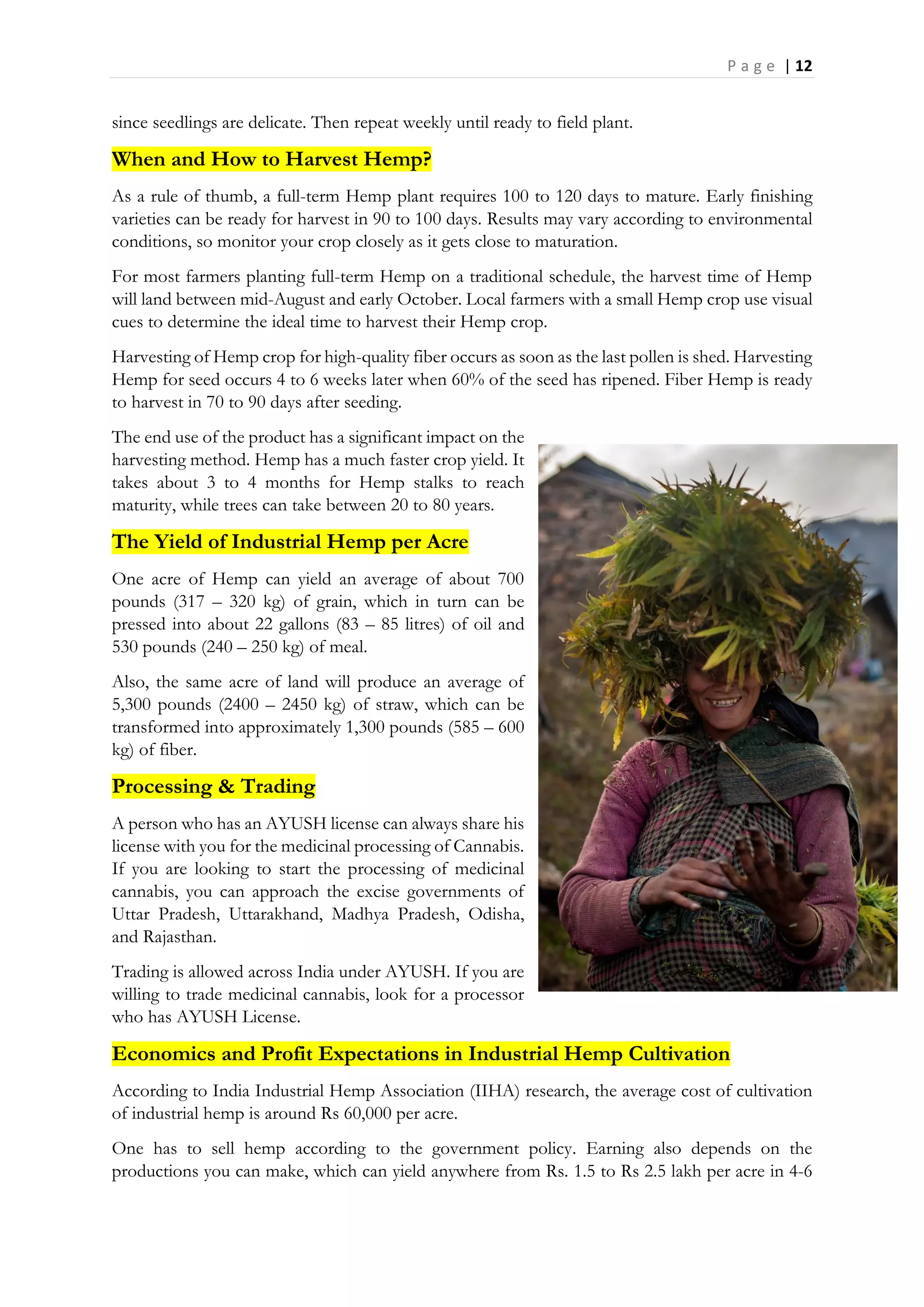 Industrial Hemp Business Prospect | PDF