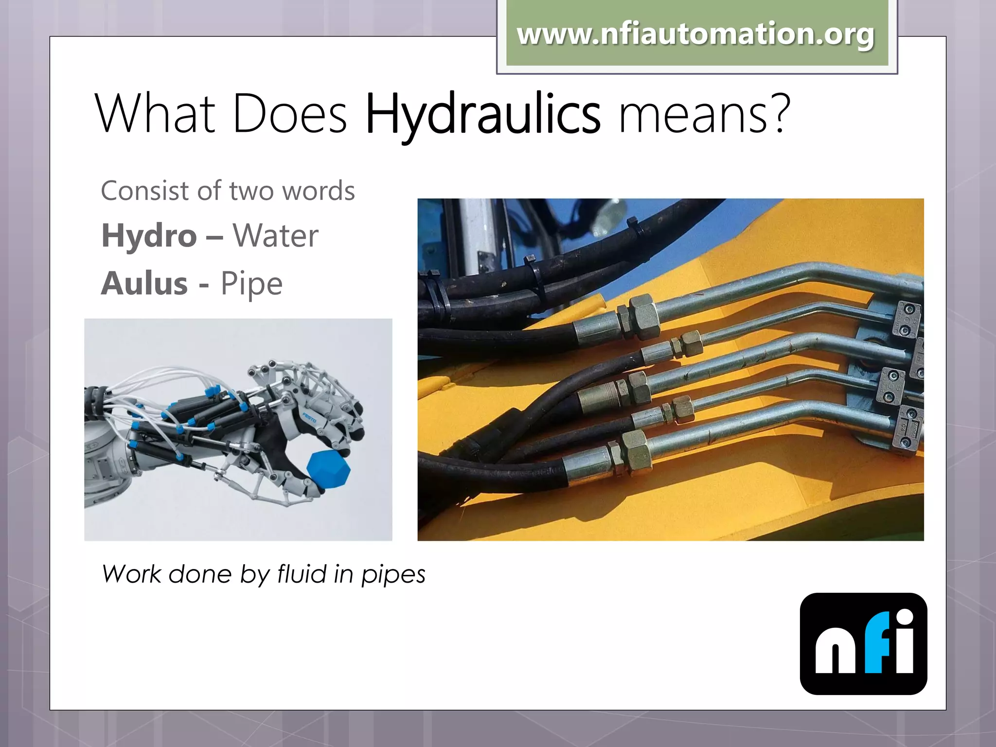 Industrial hydraulics | PDF
