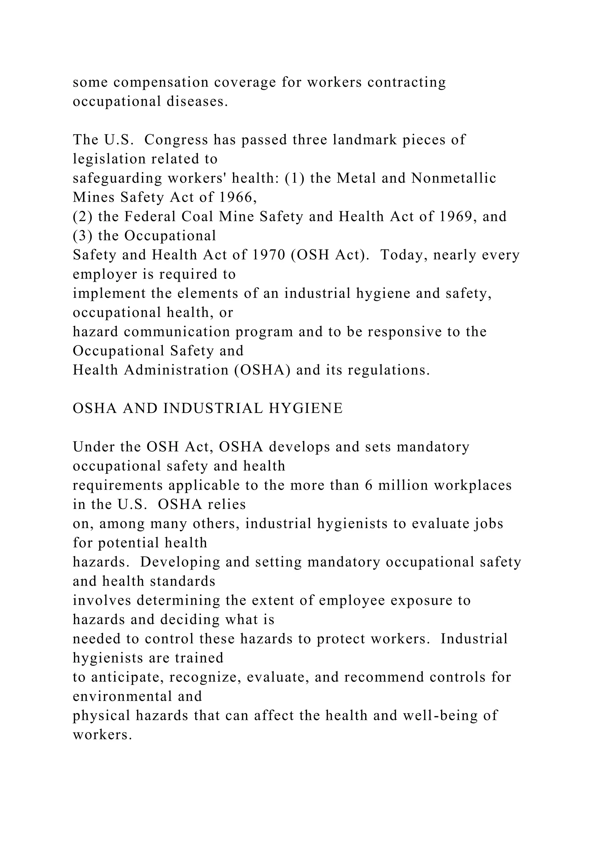 INDUSTRIAL HYGIENE .docx