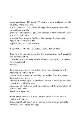 INDUSTRIAL HYGIENE .docx