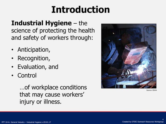 Industrial_Hygiene_PPT_v-03-01-17 (1).pptx | Lung and Respiratory Health | Diseases and Conditions