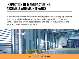 Industrial Inspection | SCI, Control & Inspection | PPT
