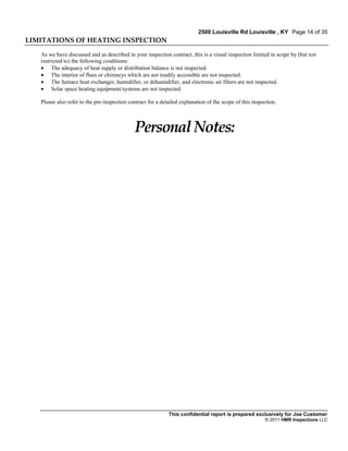 Industrial inspection sample report | PDF