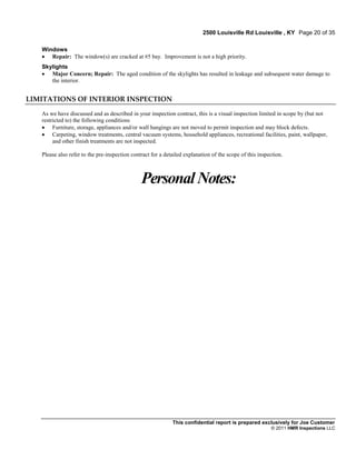 Industrial inspection sample report | PDF