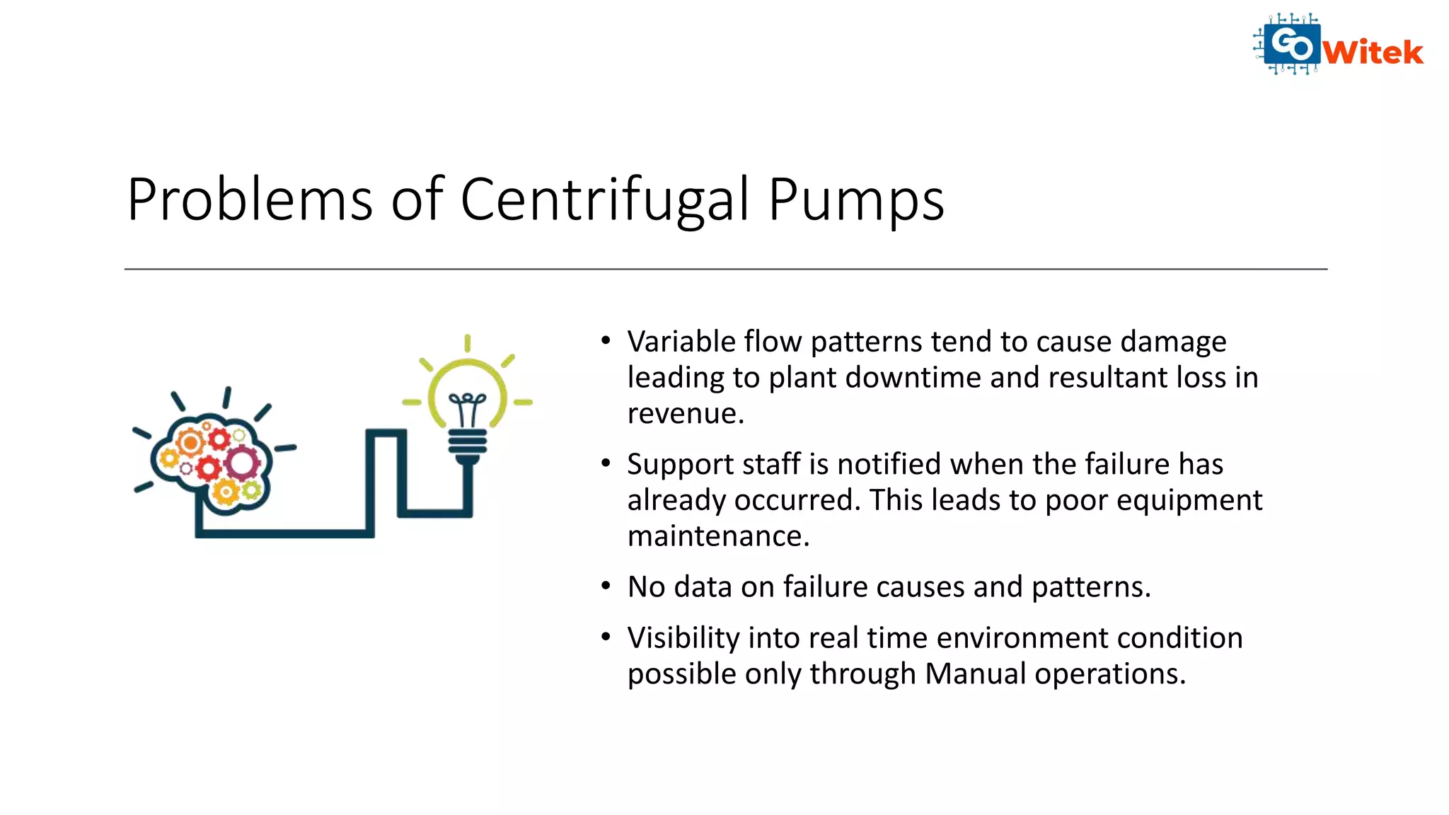 IIoT solutions for centrifugal pump problems | PPTX