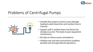 IIoT solutions for centrifugal pump problems | PPTX