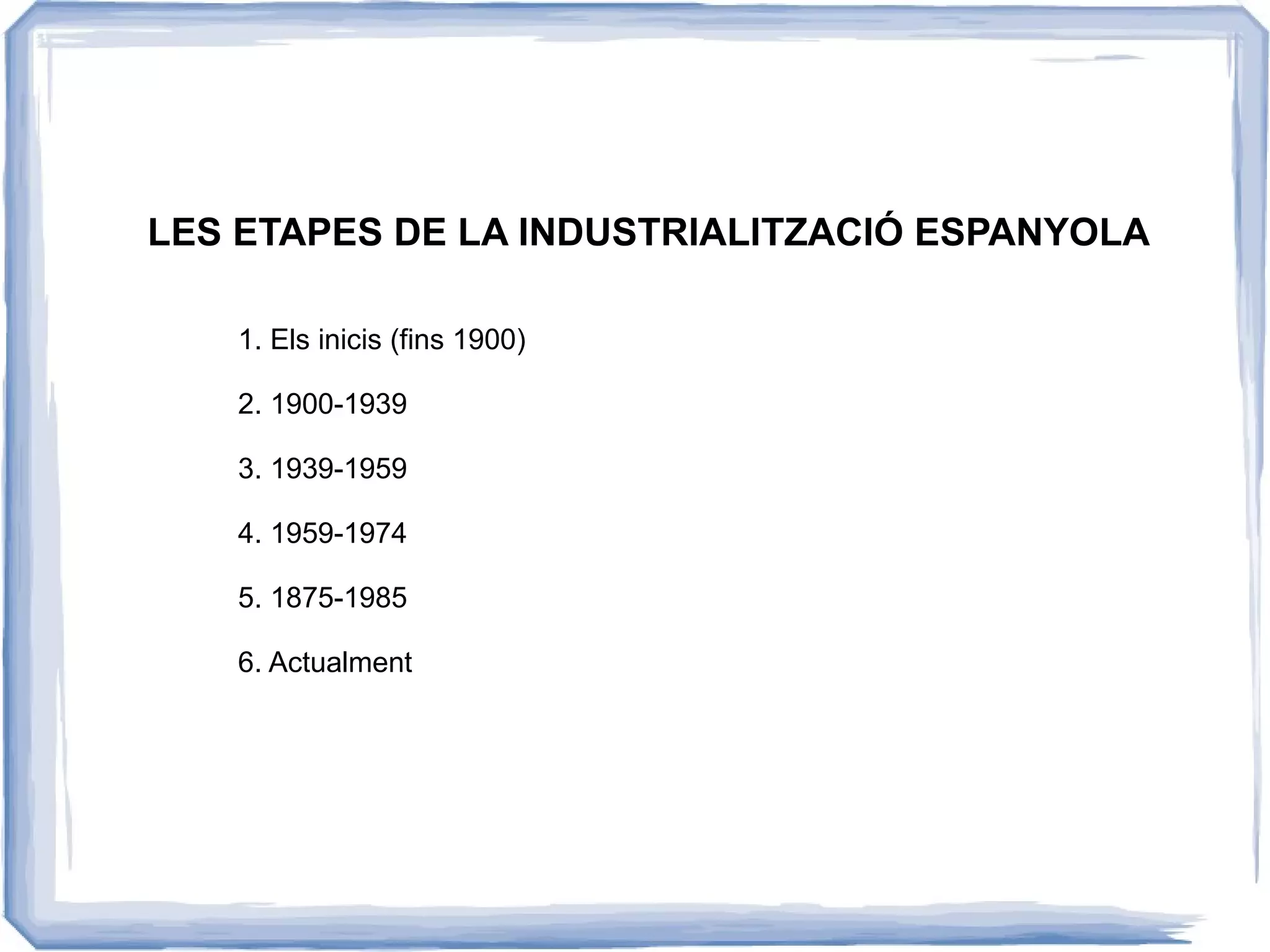 Industrialitzacio espanyola | PDF