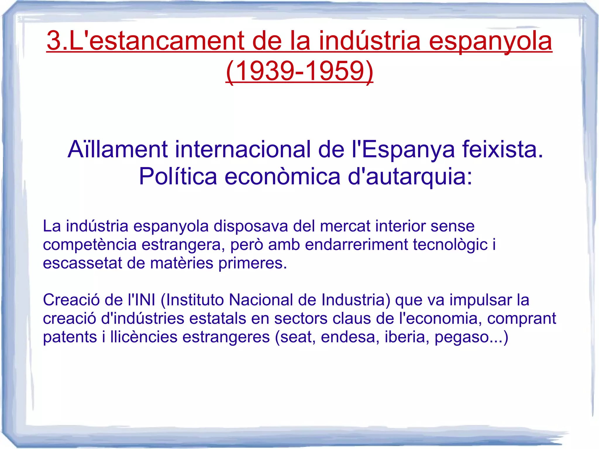 Industrialitzacio espanyola | PDF