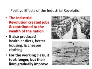 Social Effects of the Industrial Revolution | PPTX