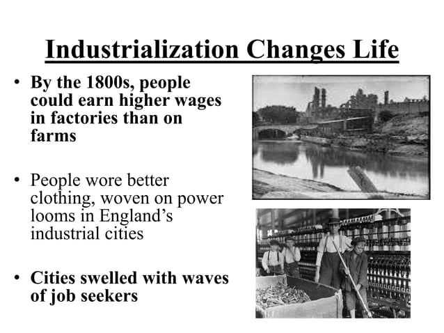Social Effects of the Industrial Revolution | PPTX | Economy | Business ...