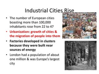 Social Effects of the Industrial Revolution | PPTX