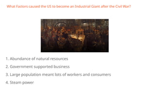 Industrialization in the United States of America | PPTX