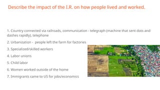 Industrialization in the United States of America | PPTX