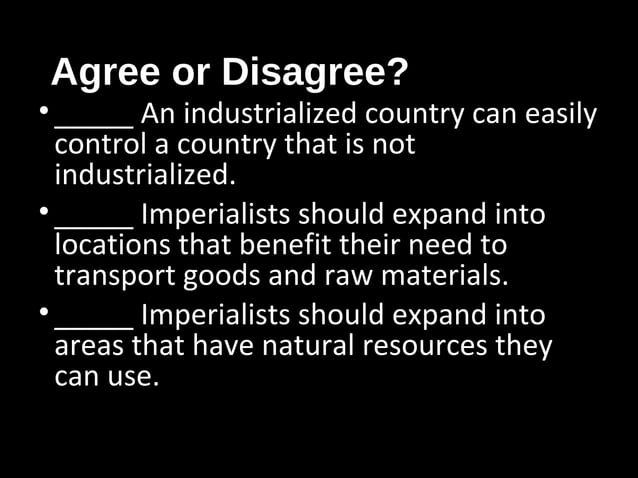 Industrialization nationalism- imperialism | PPT