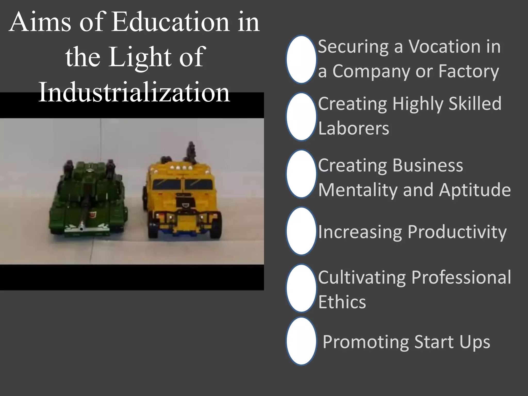Industrialization and Education: A glance | PPTX
