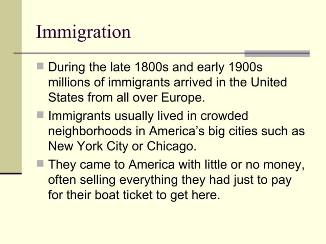 Industrialization and immigration | PPT