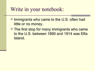 Industrialization and immigration | PPT