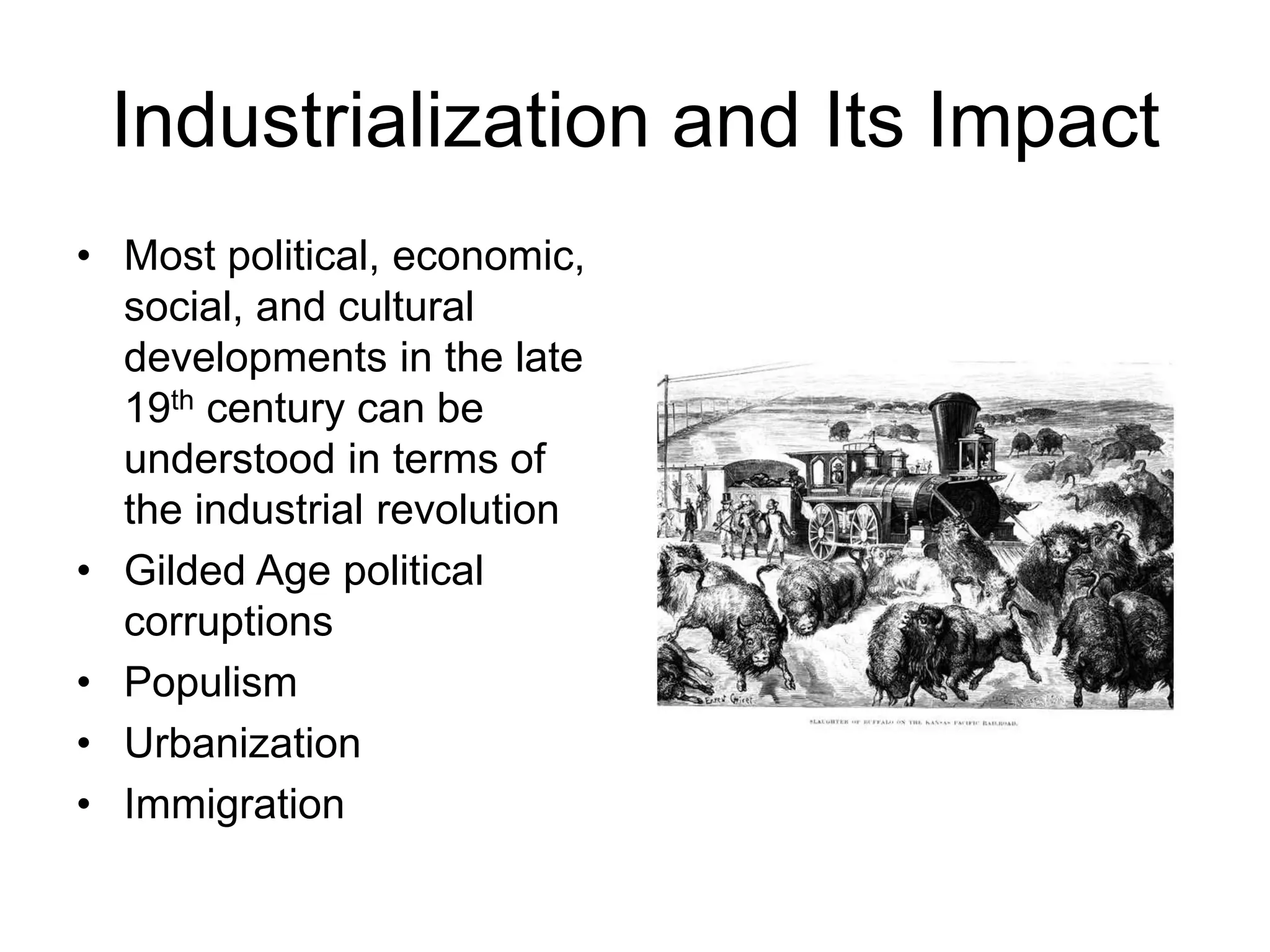 Industrialization and its impact | PPT