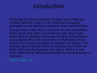 Wall-E Presentation | PPT