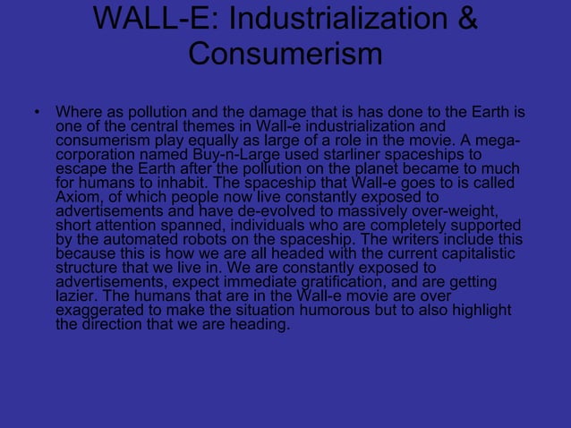 Wall-E Presentation | PPT