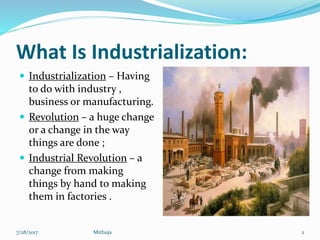 Industrialization and the development of modern civilization | PPT