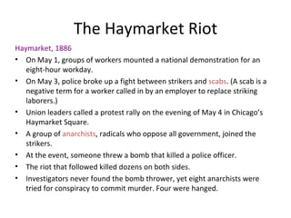 Industrialization And Workers Assessment | PPT