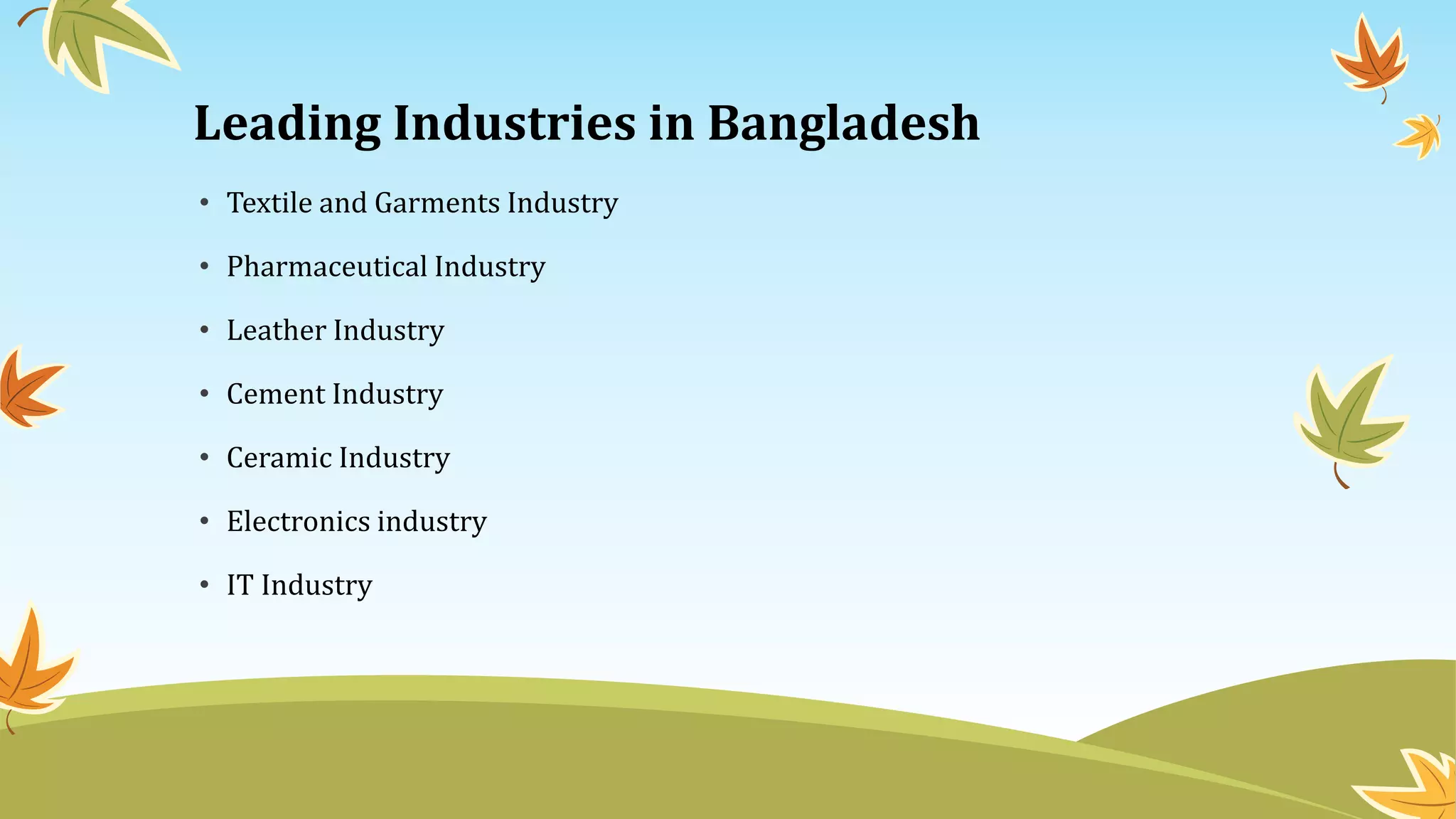 Industrialization in Bangladesh | PPTX