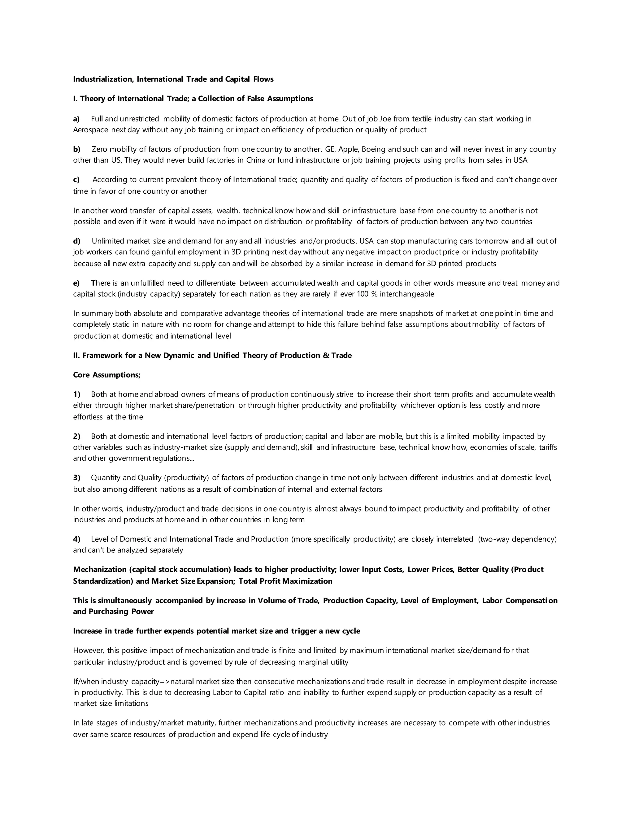 Industrialization, international trade and capital flows | DOCX