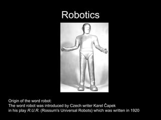 Industrialization robotics | PPT