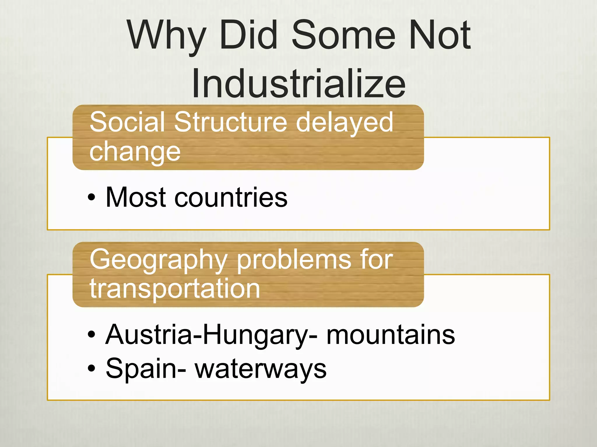 Industrialization Spreads | PPTX