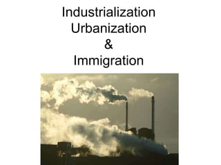 Industrialization urb good projECT PRESENTATION | PPT