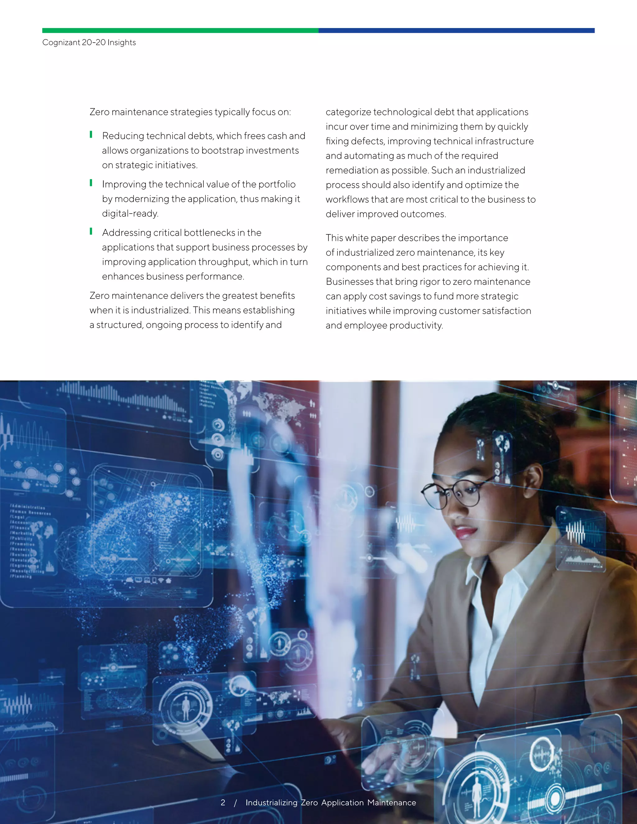 Industrializing Zero Application Maintenance | PDF