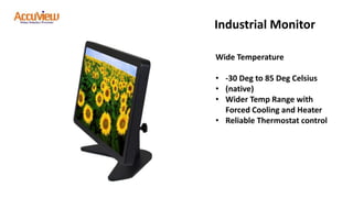 Accuview Industrial LCD monitor | PPT