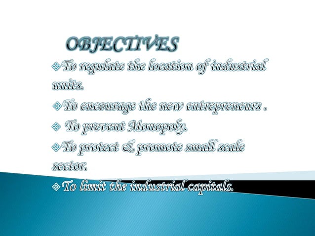 Industrial licensing | PPTX