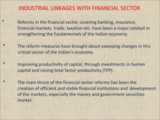 Industrial Linkage with Financial sector | PPTX