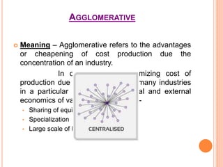 Weber's least cost theory and basics of industrial location | PPTX