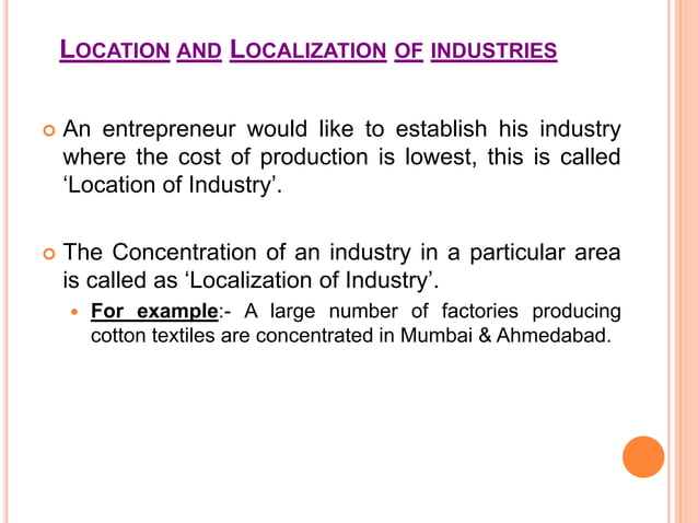 Weber's least cost theory and basics of industrial location | PPTX ...